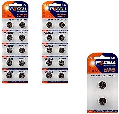 20pcs 1.5V AG10 Button Batteries Alkaline Cell Coin Battery – BigaMart