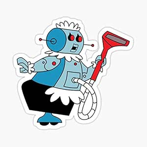 Rosie The Robot Maid from The Jetsons Sticker - Sticker Graphic - Auto ...