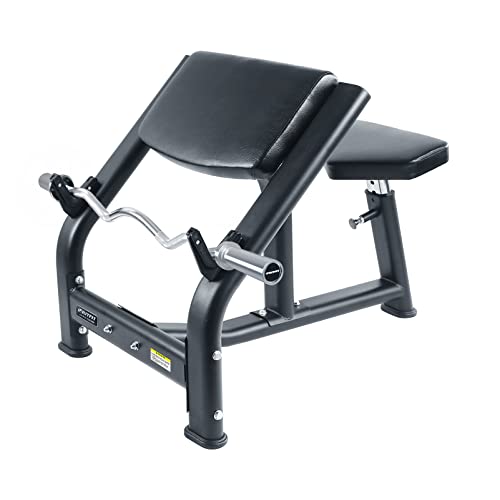 RitFit Preacher Curl Bench Adjustable for Arm Curling Training ...