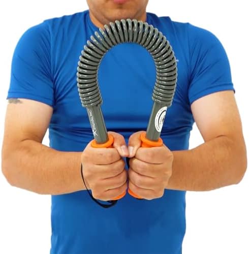 iHuniu Dual Spring Power Twister Bar Chest Resistance Arm Builder for ...