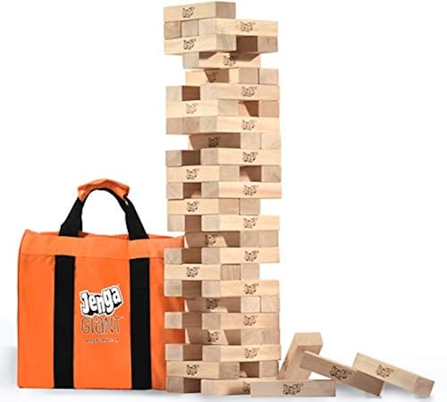 Jenga Official Giant JS6 - Extra Large Size Stacks to Over 4 feet ...