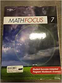 Nelson Math Focus 7 Student Success Adapted Program Workbook Answers ...