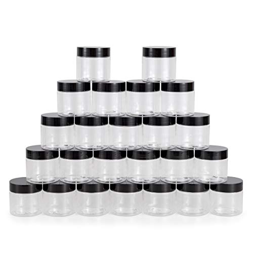 Mua testyu 24 Pack 4 OZ Small Plastic Containers with Lids, Round Clear ...