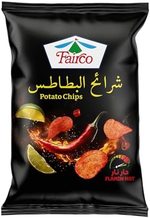 سعر Fairco Flamin Hot Flavor Potato Chips 120 g فى السعودية | بواسطة ...