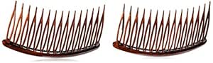 Amazon.com : Vidal Sassoon Large Side Combs, Tortoise, 2 Count ...