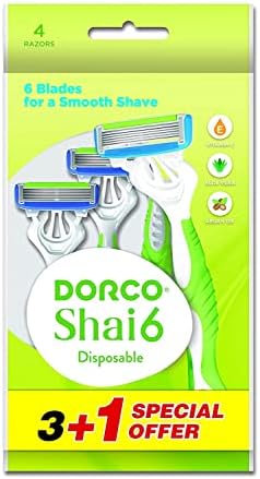 Dorco Shai 6 Women's Disposable Razors, 4 Count ' 1 Units price in ...