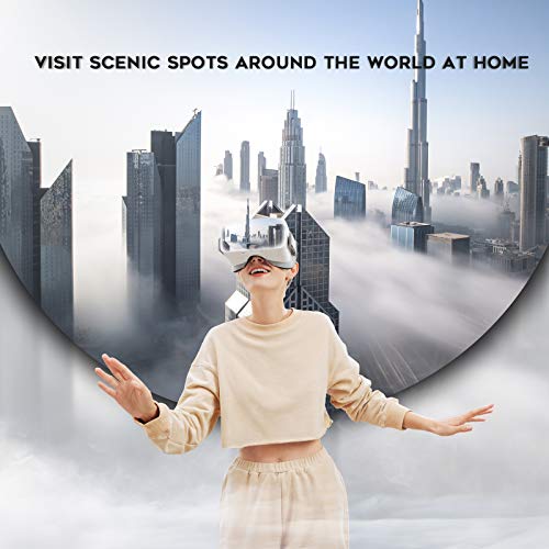 DESTEK 2021 V5 VR Headset, 110°FOV Anti-Blue Light Eye Protected ...