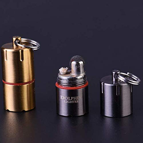 The World's Smallest Kerosene Lighter! Height 2.5cm/φ 1.3cm Capsule ...