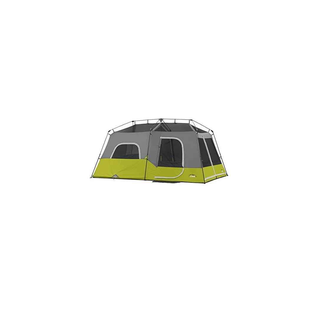 CORE 9 Person Instant Cabin Tent | Portable Multi Room Stand Up Tent ...