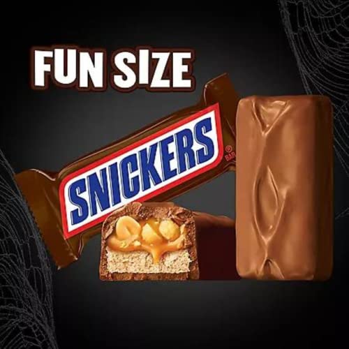 Snickers Fun Size Chocolate Caramel Candy Bars - Snickers Fun Size Bars ...