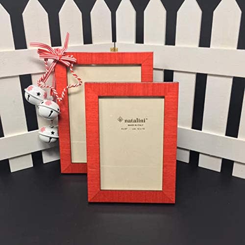 Natalini Marquetry Photo Frame Made in Italy, Tulipwood, Orange, 5″X 7 ...