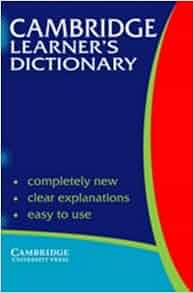 Cambridge Learner's Dictionary: Cambridge University Press ...