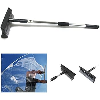 Amazon.com: U N Telescopic Extendable Window Squeegee Long Handle ...