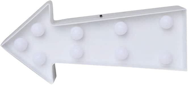 Uonlytech - Señal de Flecha con luz LED en 3D, de plástico, con Forma ...