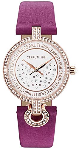 Cerruti 1881 Womens Analogue Classic Quartz Watch with Leather Strap ...
