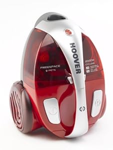 Hoover Freespace Pets TFC6207 Space Saving Bagless Cylinder Vacuum ...