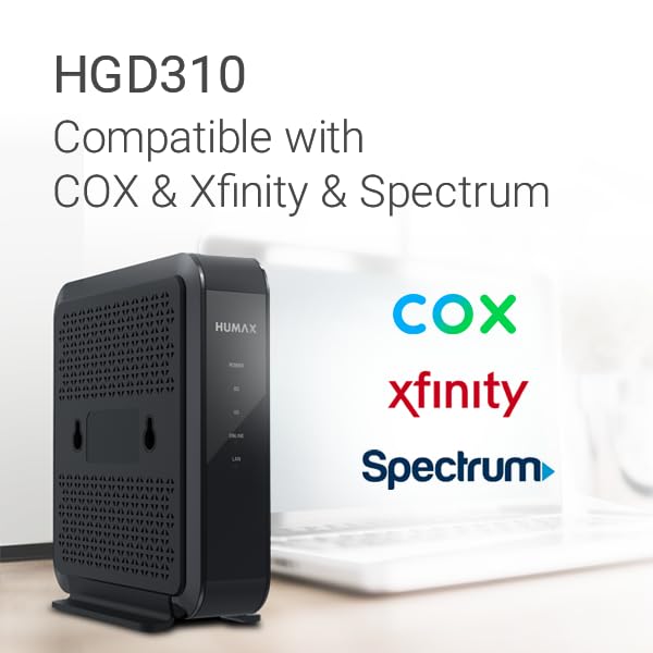 HUMAX HGD310 - DOCSIS 3.1 Cable Modem, Pairs With Any WiFi Router Or ...