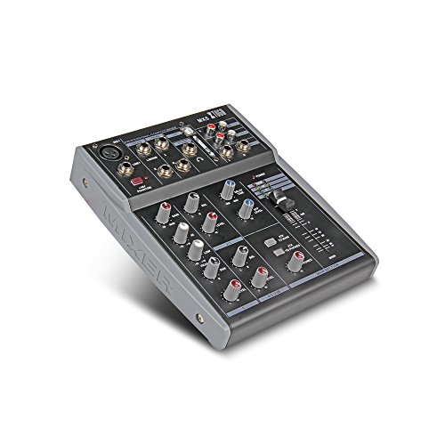 Xtuga MX5 5 Channels 3-Band EQ Audio Music Mixer Mixing - Want It All