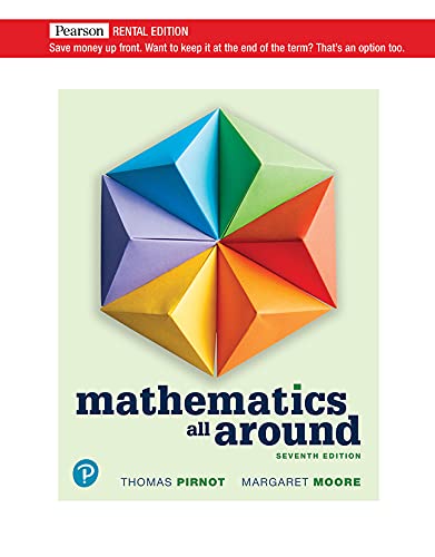 Amazon.com: Mathematics All Around [RENTAL EDITION]: 9780136921950: Books