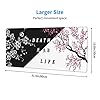 Black and White Japanese Mouse Pad Cherry Blossom Death Life Anime XL ...