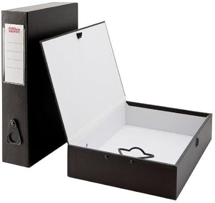PVC Box File - Black: Amazon.co.uk: Office Products