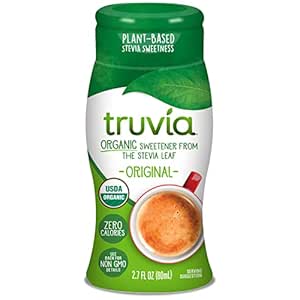 Amazon.com : Truvia Organic Zero Calorie Liquid Stevia Sweetener Bottle ...