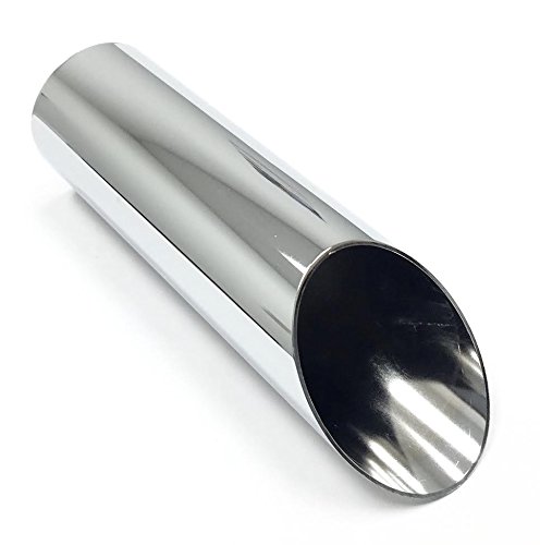AMAAM High Performance Chrome Exhaust Tips, Angle Cut, Pencil Cut, Turn ...