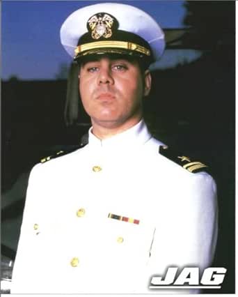 Amazon.com: Patrick Labyorteaux as Bud Roberts, Jr. in JAG in white ...