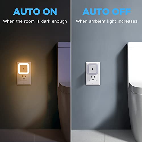 Motion Sensor Dusk To Dawn Plug In LED Lights 2 Pack 2 Pack Motion ...