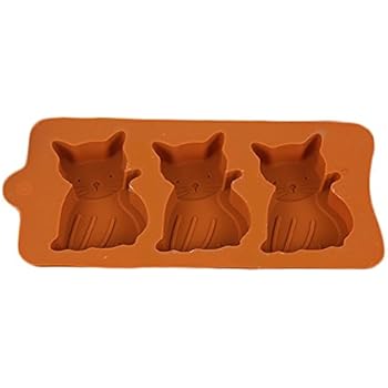 Amazon.com: Mini Cat Shaped Cake Molds (4 Pack, Silicone) - For Cakes ...