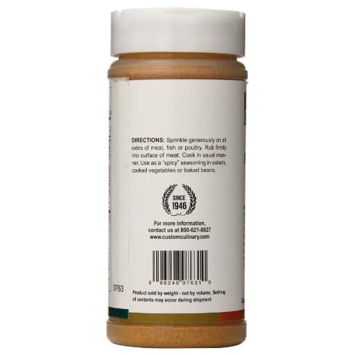 Custom Culinary Pork Barbeque Spice, 12 Ounce - pelletsmokerhq