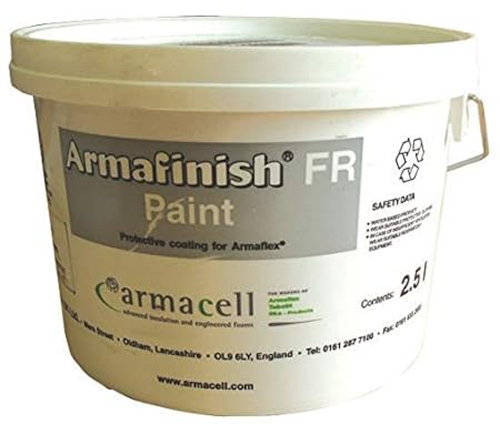 Amazon.com: Armacell Armafinish Paint - White - 2.5 litres - For Use ...