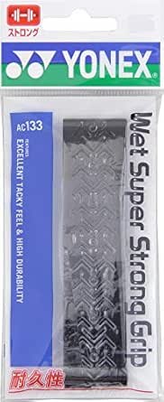 Yonex Wet Super Strong Grip AC133 (007), Black : Amazon.com.au: Sports ...