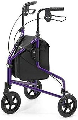 Days Lightweight Aluminium Folding 3 Wheel Tri Walker with Lockable ...