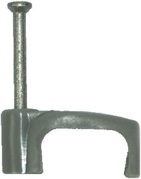 Unifix V44165 10mm (18X9) Grey Flat Twin and Earth Cable Clip (Box of ...