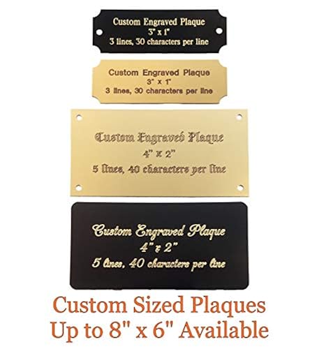 Stanley London Personalized, Custom Engraved Brass Plaque, Name Plate ...