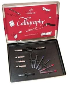 Amazon.com : Parker Vector Deluxe Calligraphy Kit - 81383 : Calligraphy ...