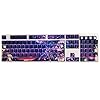 CN GAMING Genshin Impact Raiden Shogun PBT Backlit Keycaps 108 Full ...