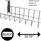 Under Desk Cable Management Tray - Cable Organizer for Wire Management ...