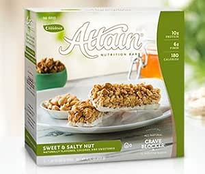 Amazon.com: Melaleuca Attain Bars Sweet & Salty Nut, 6 Bars: Health ...