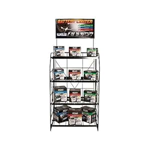 Amazon.com: WPS Battery Rack Display and Sign BATTERY RACK: Automotive