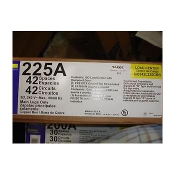 Square D QO330MQ200RB 3 ph Panel 200 Main Breaker Outdoor N3R: Amazon ...