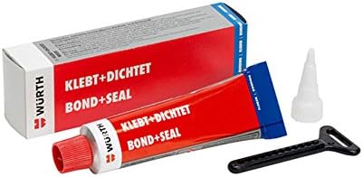 WURTH Structural Adhesive Bond+Seal Adhesivflex PU Black 70ML Bonding ...