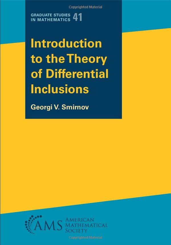 Amazon.com: Introduction to the Theory of Differential Inclusions ...