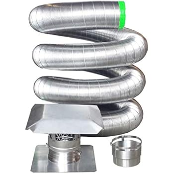 Amazon.com: Forever Vent SW630SSK SmoothWall Double Ply Stainless Steel ...