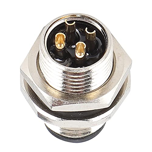 Panel Mounted Plug Connector, Plug Adapter Excellent Performance 4 Pin ...