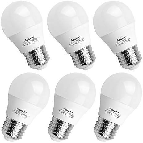A15 LED Bulb, Acaxin A15 LED Lights 60W Equivalent,E26 Medium Base 2700K Warm White 600 Lumen ...