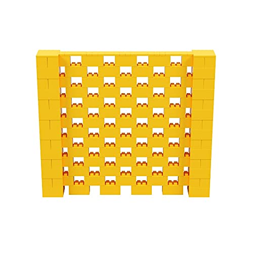EverBlock 8’ x 7’ Open Stagger Wall Kit | Modular Building Blocks ...