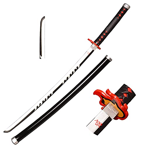 lkjad Cosplay Anime Katana Swords, Tanjirou Samurai Sword, Demon Slayer ...