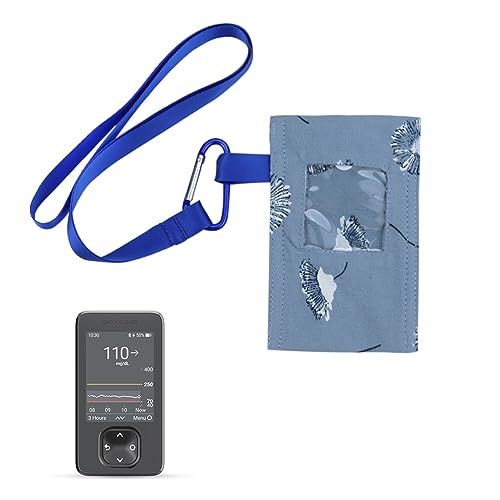 Blood Glucose Meter Pouch with Lanyard Hook for Dexcom Receiver G7 ...